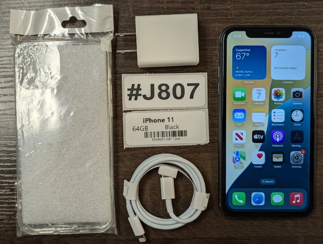 APPLE IPHONE 11 64GB Noir (Débloqué) - Lecture Vendeur Notes EUR 126,92 ...