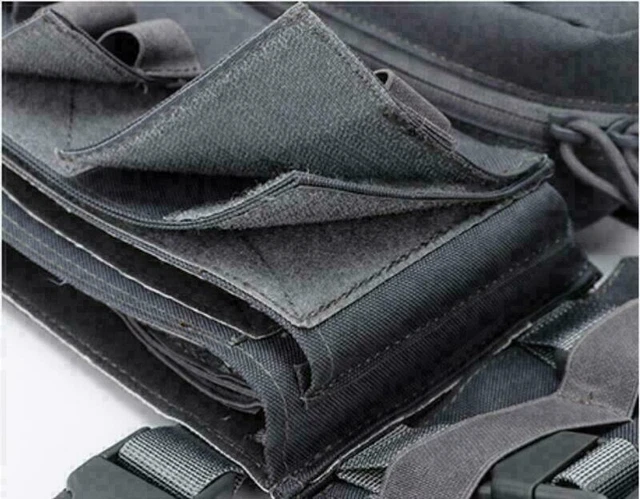 TACTICAL CHEST RIG Molle Hunting Micro Adjust Fight Chassis Modular ...