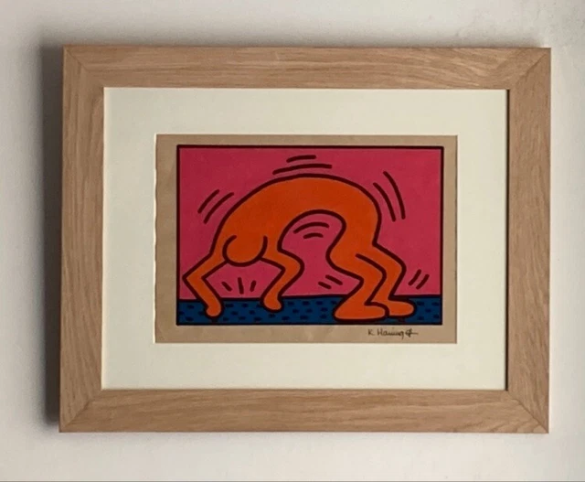 RARE DESSIN D’APRÈS Keith Haring. Encadrement premium EUR 975,00 ...
