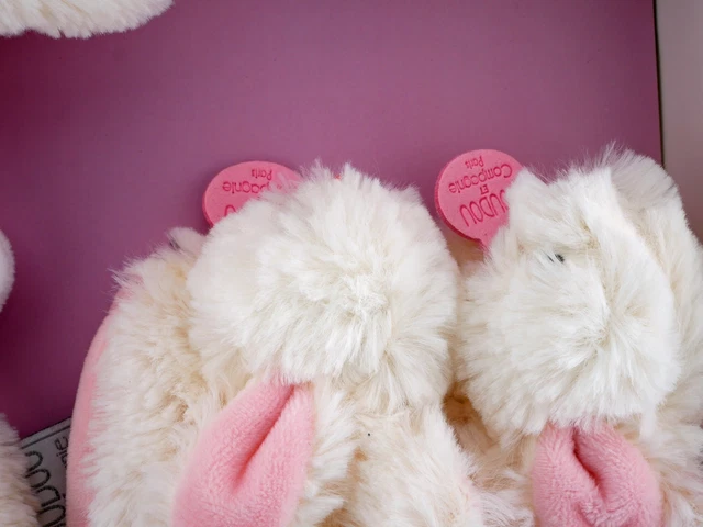 BEAUTIFUL MINT IN Box DouDou Compagnie Paris ~ Cuddly Rabbit & Booties ...