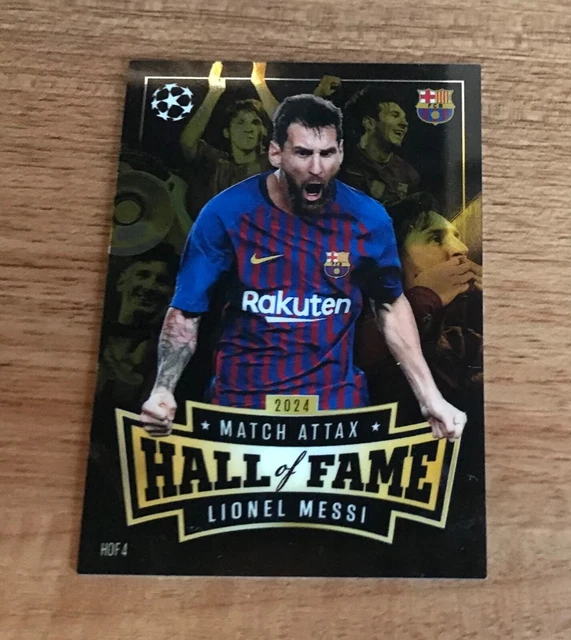 TOPPS MATCH ATTAX 2024/25 2025 Lionel Messi Barcelona FC Hall Of Fame ...