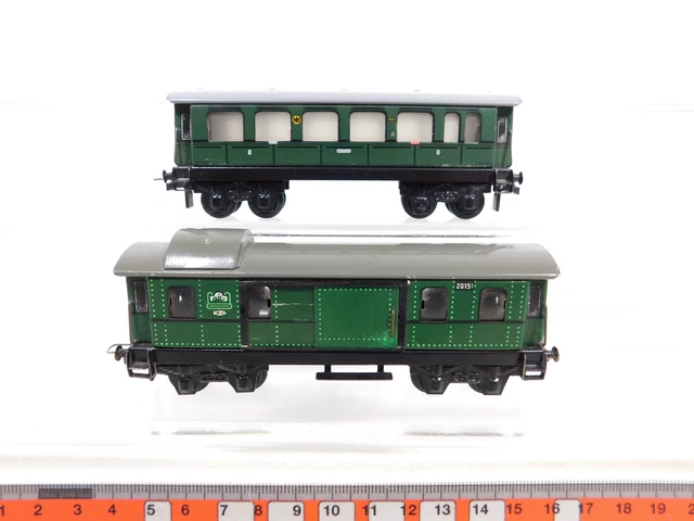CW657-0,5# 2X TRIX Express H0 DC 3L Post/Passenger Car Used : 20/151+20 ...