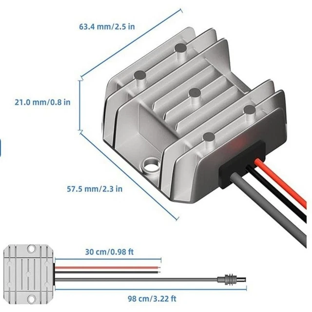 IP68 WATERPROOF STEP Up Converter Boost Converter Power Tool ...