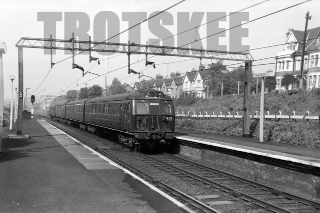LARGER NEGATIVE BR British Rail Electric EMU Class 305 315 Westcliff ...
