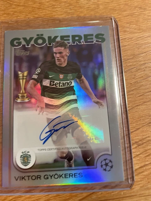 VIKTOR GYOKERES GYÖKERES 2024-25 Topps UCC Flagship Sporting Auto ...