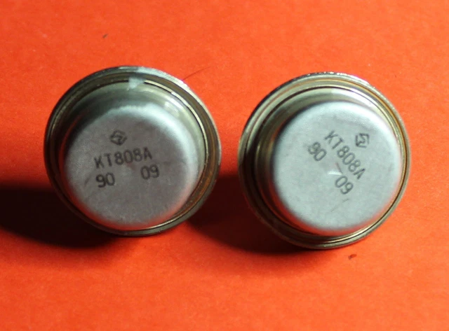 2T808A (KT808A) = BLY47 Transistor Silicium URSS Lot de 2 pièces EUR 5 ...