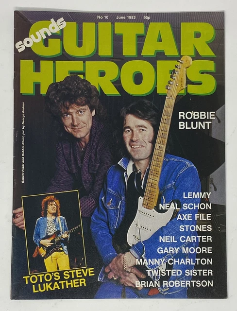 VINTAGE SOUNDS GUITAR HEROES Magazine No June 10 1983 80s Robert Plant ...