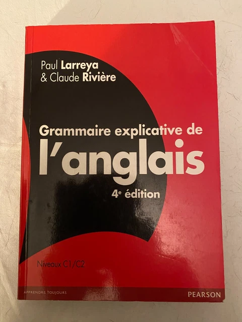 GRAMMAIRE EXPLICATIVE DE l'anglais EUR 10,00 - PicClick FR