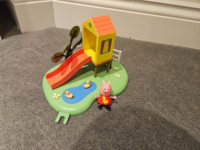 PEPPA PIG PLAYGROUND Slide playset with Peppa figure £5.92 - PicClick UK
