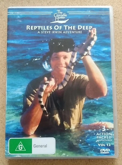 THE CROCODILE HUNTER Reptiles Of The Deep Vol 12 RARE (DVD, 1996) Au R4 ...