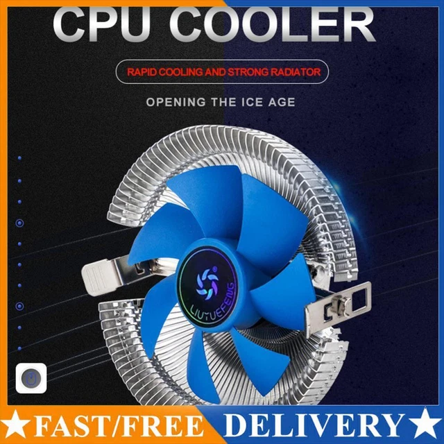 CPU COOLER FOR Intel AMD 775 1150 1155 Radiator Desktop PC Case Cooling ...