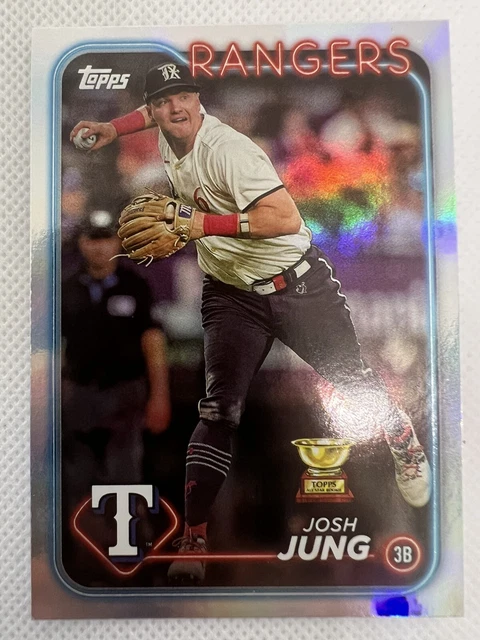 FEUILLE ARC-EN-CIEL DE base 2024 série 2 #620 Josh Jung - Texas Rangers EUR 2,23 - PicClick FR