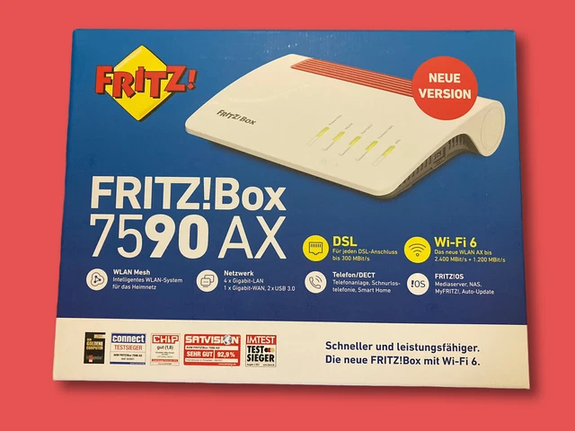 AVM FRITZ!BOX 7590 AX Wi-Fi 6 Router (20002998) | NEU & OVP EUR 193,01 - PicClick DE