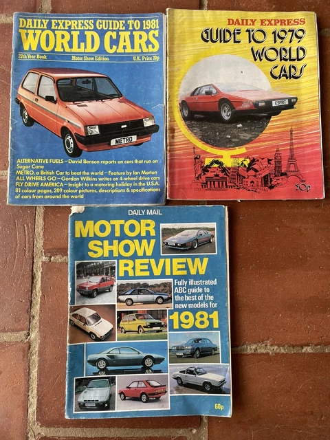 DAILY EXPRESS GUIDE To World Cars Daily Mail Motor Show Review 1979 ...