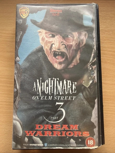 A NIGHTMARE ON Elm Street 3 Dream Warriors VHS 1989 £9.99 - PicClick UK