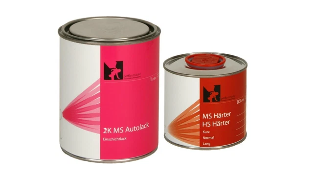 2K LACK RAL Design 240.70.05 Light Grey 1-Schicht (Set 1L Lack + 0,5L ...