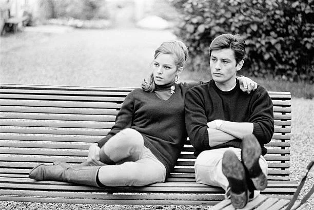 ALAIN DELON AND Wife Nathalie Delon In France 1960 OLD PHOTO 2 EUR 5,09 ...