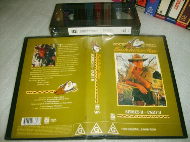 BUSH TUCKER MAN Series 2 - Les Hiddins - 7 Episodes (1990) - ABC Video ...
