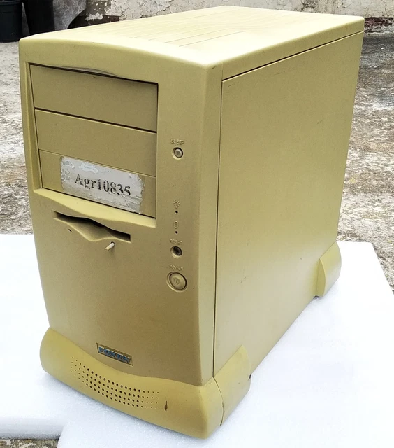 VINTAGE BEIGE PENTIUM Era Retro Gaming ATX Tower PC Case + FLOPPY EUR ...