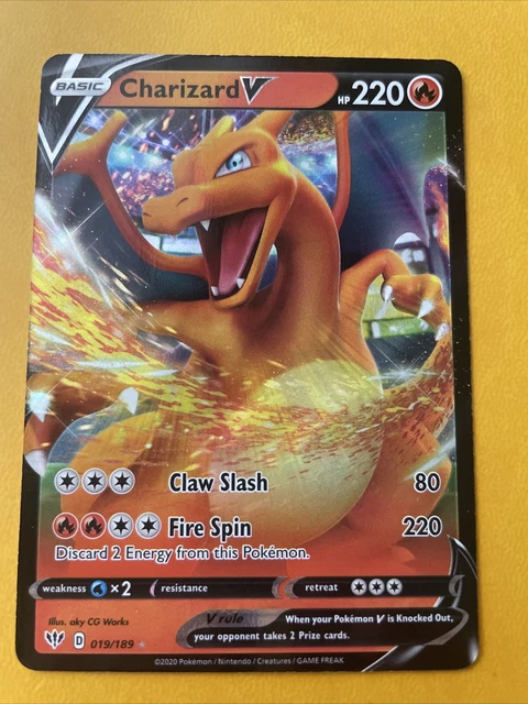 POKÉMON TCG - Charizard V - Darkness Ablaze - 019/189 $7.00 - PicClick AU