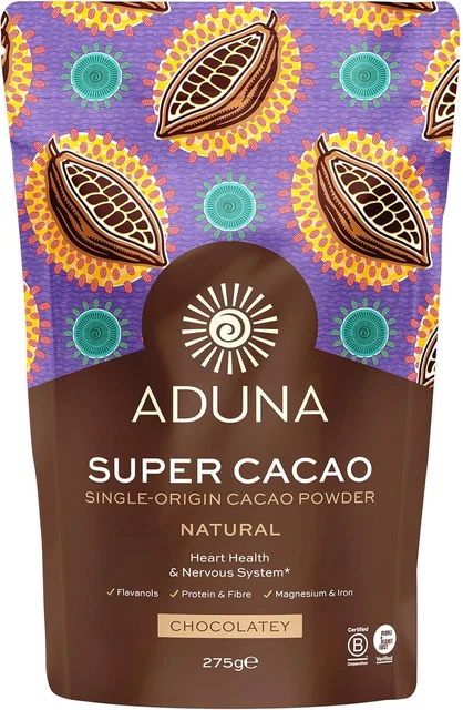 NATURAL GHANAIAN SUPER-CACAO Powder for Heart Health & Energy Boost ...