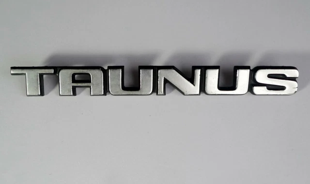 LOGO MONOGRAMME FORD TAUNUS Emblème original coffre arrière ancien ...
