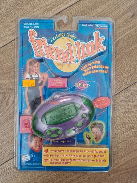 BNIB VINTAGE 1999 Friend Link E Message Center Playmates Electronix ...