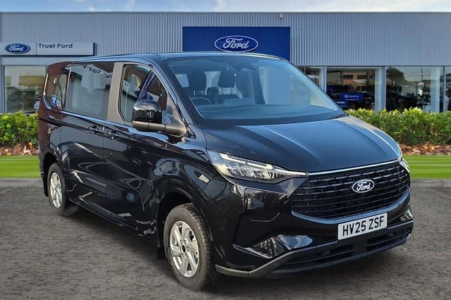 2025 FORD TOURNEO Custom 340 Zetec AUTO L1 SWB 9 Seat Minibus FWD 2.5 ...