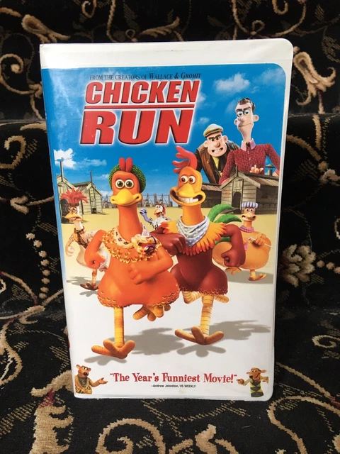 CHICKEN RUN (VHS, 2000, Dreamworks Home Entertainment) Animated Family ...