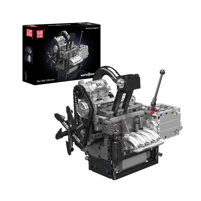 MOULD KING 10212 Motorized Rotary Engine Model Building Set | 1,130 Pcs ...