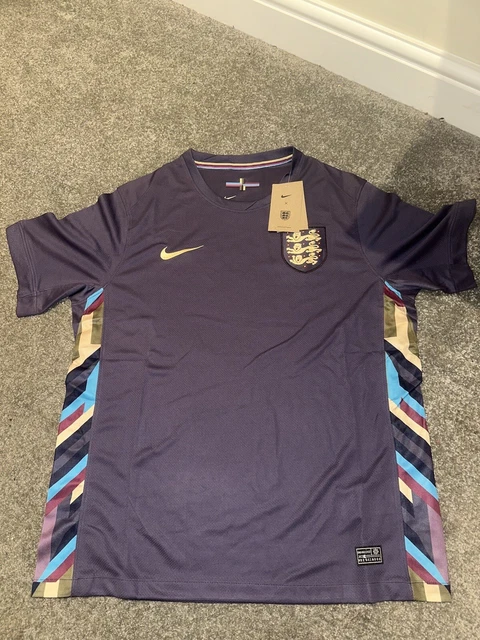 ENGLAND FOOTBALL SHIRT 2024/25 - Away Shirt - Euros 24 - XXL £27.50 ...