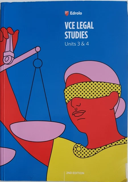 EDROLO VCE LEGAL Studies Units 3 & 4 (2019 printing) $36.95 - PicClick AU