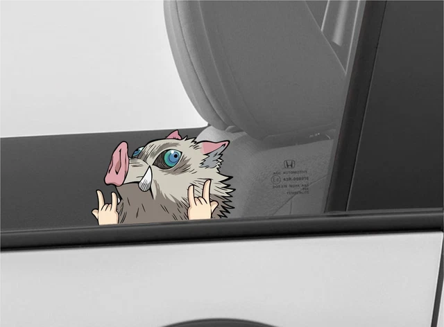 INOSUKE PEEKER PEEKING Bumper Window Vinyl Decal Anime Demon Slayer ...