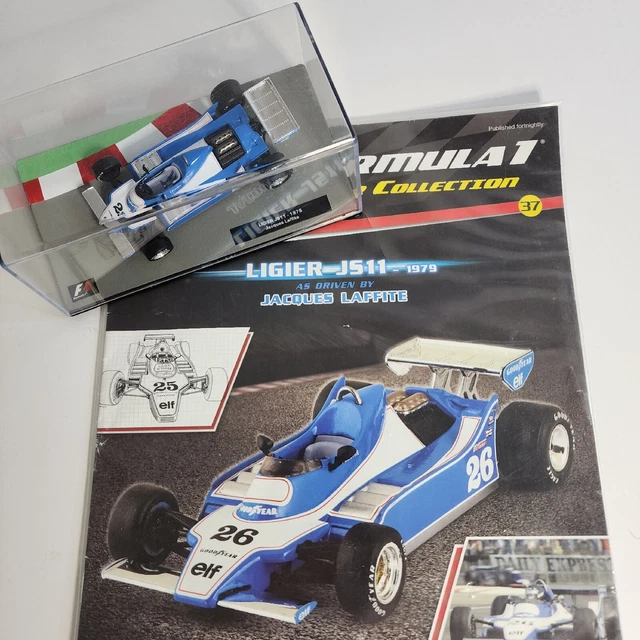 FORMULA 1 CAR Collection 1:43 Ligier JS11-1979 Jacques Laffite Diecast ...