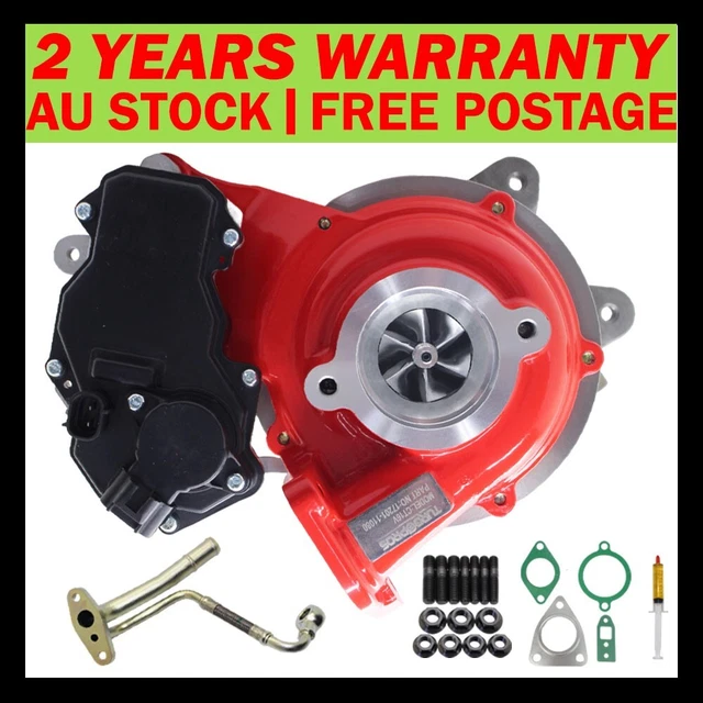 GEN1 HIGH FLOW Turbo+Genuine Oil Feed Pipe For Toyota Fortuner 1GD-FTV ...