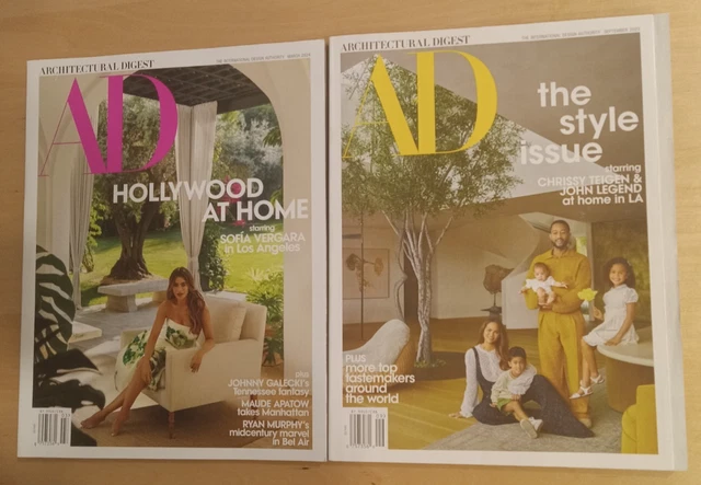 ARCHITECTURAL DIGEST HOLLYWOOD At Home Sofia Vergara/Style Issue John ...