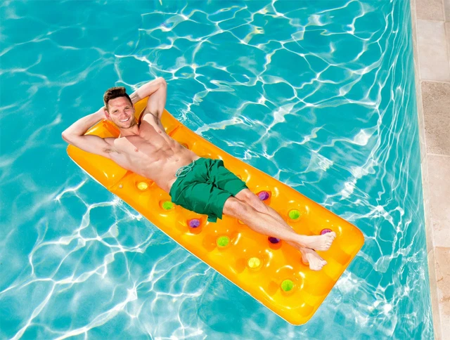 FASHION LOUNGE INFLATABLE Float Mat Swim Pool Beach Mattress Bestway ...