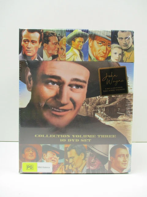 JOHN WAYNE : Vol 3 - Collection (10 DVD Set) Region 4 New Sealed ...