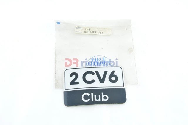 EMBLÈME LOGO EMBLÈME Modèle " 2 CV6 " CITROEN - CITROEN 95539951 EUR 22 ...