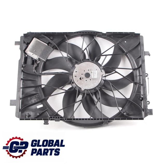 MERCEDES W204 W212 Radiator Engine Cooling Fan Shroud Motor 850W ...