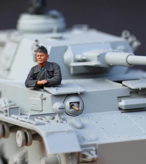 BUILT AND PAINTED 1/35th German WW2 Heer Tank Crew. Can be radio op or ...