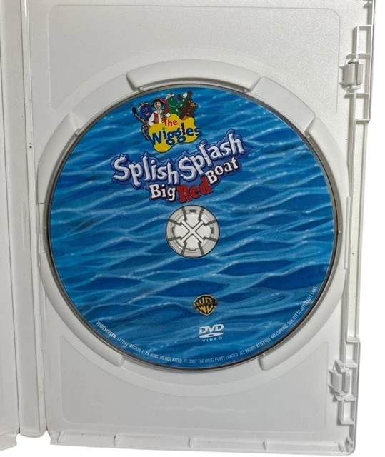 THE WIGGLES SPLISH Splash Big Red Boat DVD No cover on Case $9.77 ...