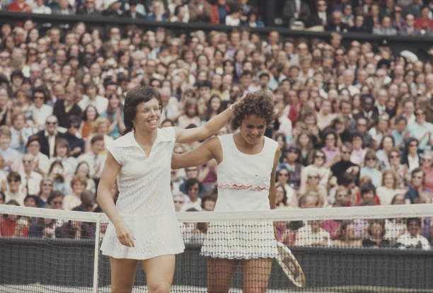 Billie Jean King And Australian Tennis Player Evonne Goolagong 1970s 2440