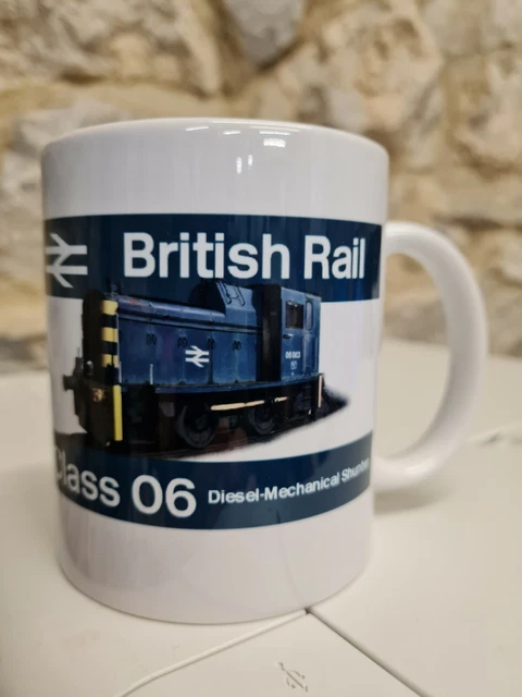 BRITISH RAIL CLASS 06 Shunter Locomotive railway Cup Mug trains BR ...