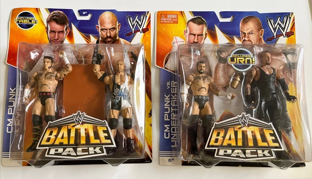WWE MATTEL CM Punk Undertaker Ryback Battle Pack Basic Series 29 25 New Moc Wwf EUR 87,58 ...