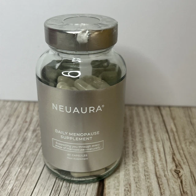 NEUAURA DAILY MENOPAUSE Supplement Dented Cap 60 caps Exp 09/27 Sealed ...
