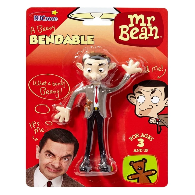 MR. BEAN OFFICIAL Bendable Bendy Mr. Bean Retro-Look Figure Brand New ...