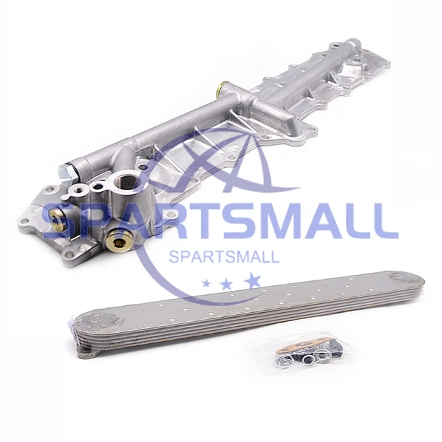 OIL COOLER COVER with core ME074185 For Mitsubishi 6D14/15/16 Kato ...