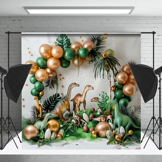 BALLOON FOREST DINOSAUR Safari Photography Backdrop $37.90 - PicClick AU