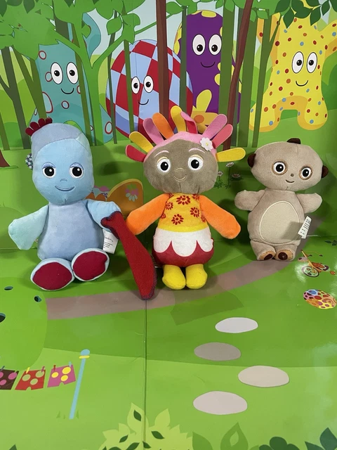 IN THE NIGHT GARDEN Iggle Piggle Makka Pakka Upsy Daisy Plush Teddy’s ...